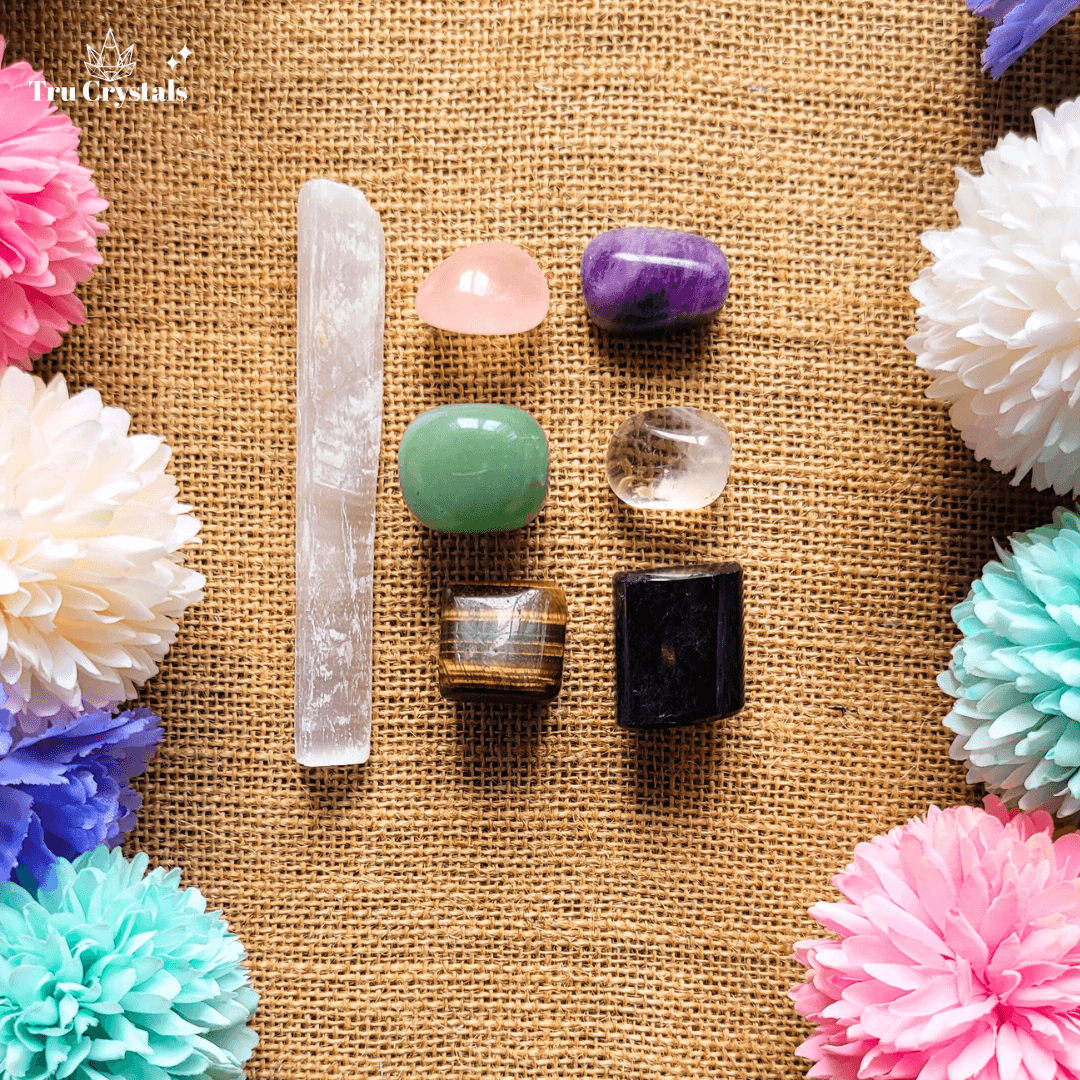 Crystal Beginner Kit – Starter Healing Crystals Set – Trucrystals.in